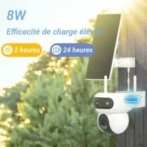 Caméra de surveillance solaire EZVIZ HB90 sans fil 360