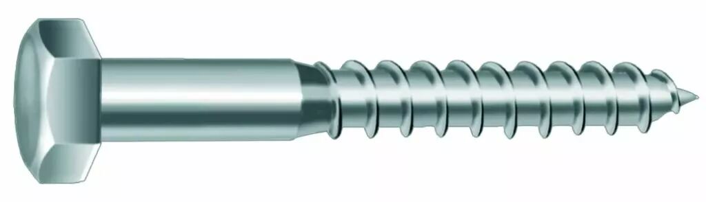 Tête héxagonale acier zingué - DIN 571