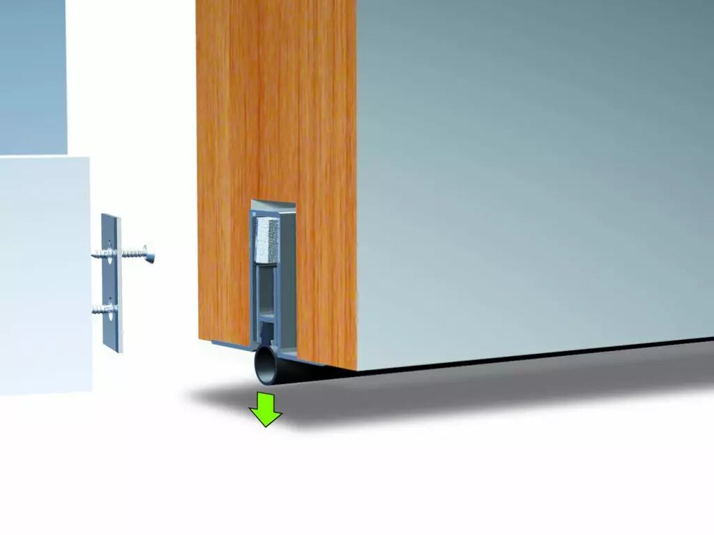 Plinthe anti vent aluminium ellen - Matic - 3