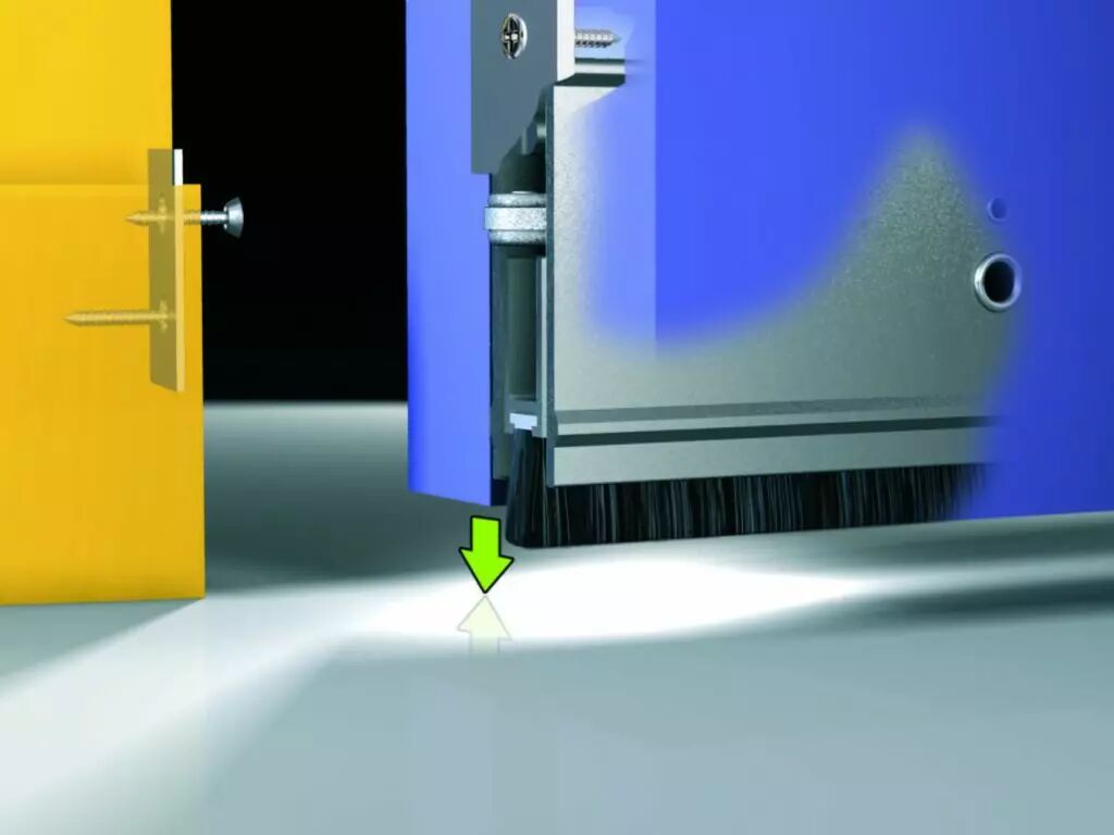 Plinthe anti vent aluminium ellen - Matic - Plus